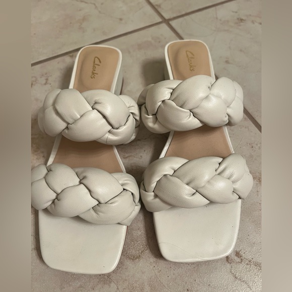 Clarks | Shoes | Clarks Braided Sandals | Poshmark